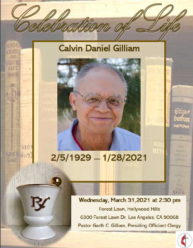 Calvin Gilliam Celebration of Life – SHERMAN OAKS UMC